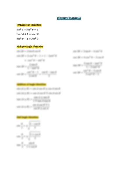 Solution Formulas On Differential And Integral Calculus With Some