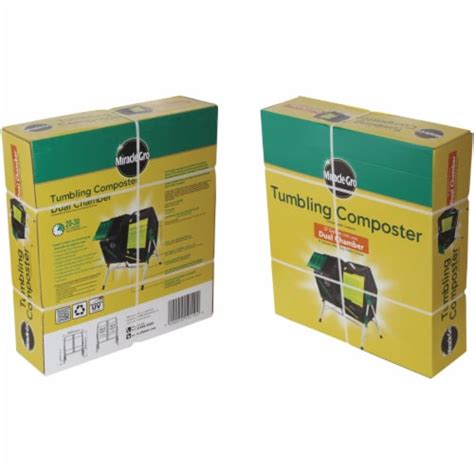 Miracle Gro® Dual Chamber Composter Black 56 Gal Kroger