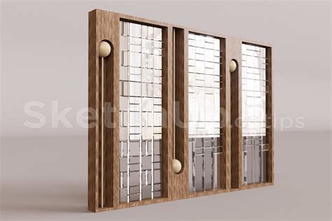 15280 Free Sketchup Glass Brick Model Download