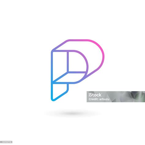 편지 P 아이콘 알파벳 P에 대한 스톡 벡터 아트 및 기타 이미지 알파벳 P 벡터 3차원 형태 Istock