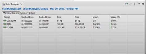 How To Add The Build Analyzer View In Stm32cubeide Mert Göncü