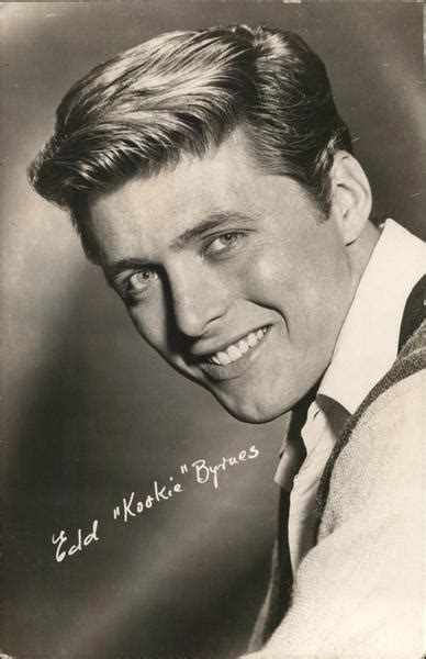Edd Kookie Byrnes Actors Postcard