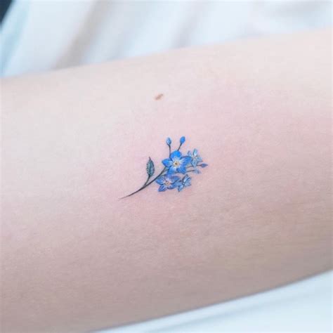Small Forget Me Not Tattoo Printable Computer Tools