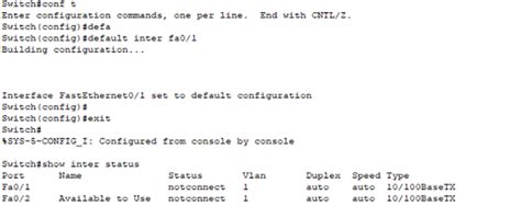 CCNA RnS Article Switch Interface Configuration The Network DNA