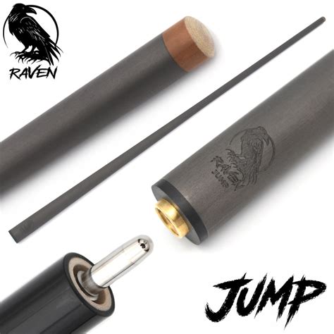 Carbon Fiber Jump Shaft Uni Loc 139mm Raven Cues