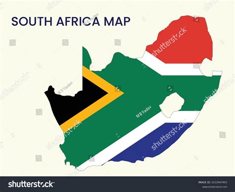 Map South Africa South Africa Map Stock Vector Royalty Free