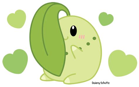 Chibi Chikorita By Daieny On Deviantart