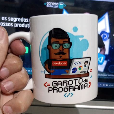 Caneca Garoto De Programa Negro Caneca Do Dev Canecas E Produtos De Programação