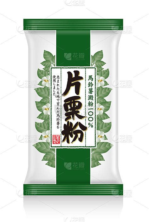 一袋马铃薯淀粉的插图。