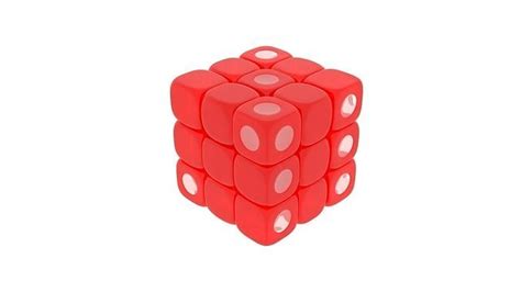 Rubiks Dice 3d Model 3d Printable Cgtrader