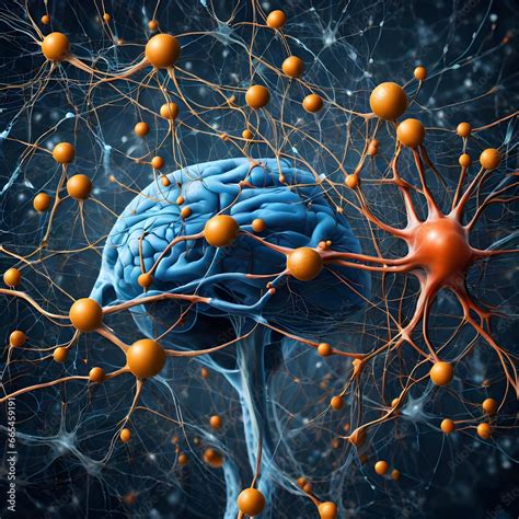 Neurological Breakthrough A Neural Network Diagram And Innovative