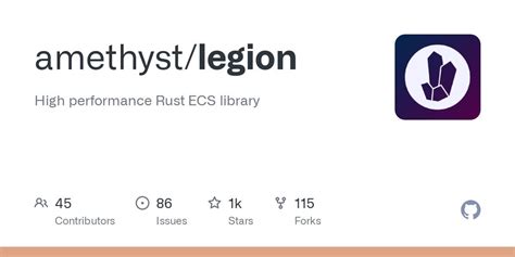 what s the state of legion ecs development at the end of 2021 rust