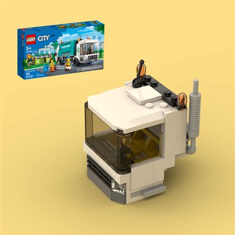 Lego Moc Recycling Truck Six Wide Two Seat Cabin By Brickmastertimo