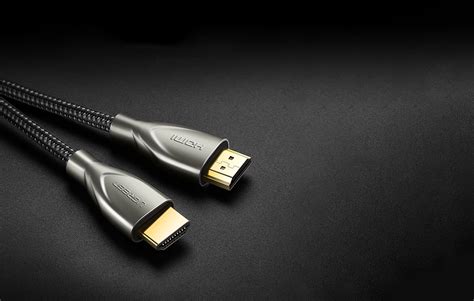Buy Ugreen Hdmi Carbon Fiber Zinc Alloy Cable 2m Gray Online In Uae