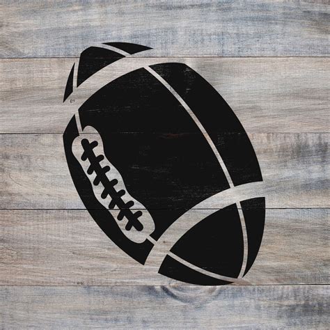 Football Stencil Template
