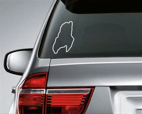 Isle Of Arran Vinyl Decal Isle Of Arran Car Sticker Arran Outline