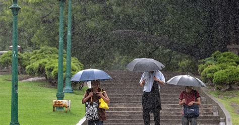 Fin De Semana Con Lluvias Imprevistas En Capital Infobae