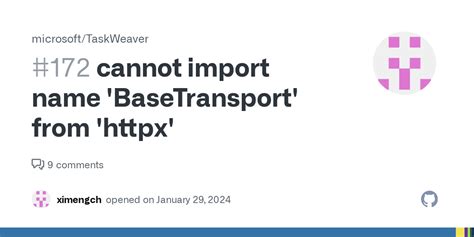 Cannot Import Name Basetransport From X · Issue 172