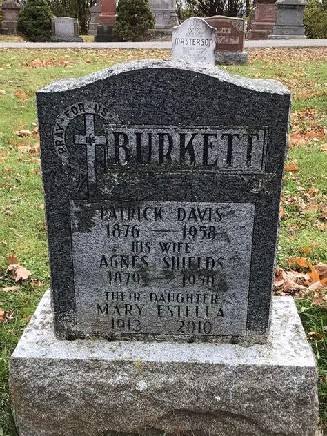 Patrick Davis Burkett 1876 1958 Find A Grave Memorial