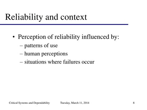 Ppt Dependability Powerpoint Presentation Free Download Id 248701