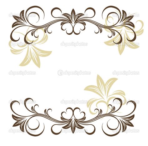 Vintage Curly Frame Stock Vector By ©seamartini 19252769