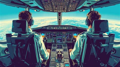 Premium Ai Image Graphic Illustration Of Pilot And Copilot In The