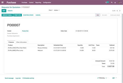 Odoo Erp Purchase Zen Software Solutions