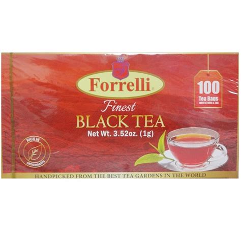 Forrelli Black Tea 100ct 352oz Wholesale Online Wholesale Store Of General