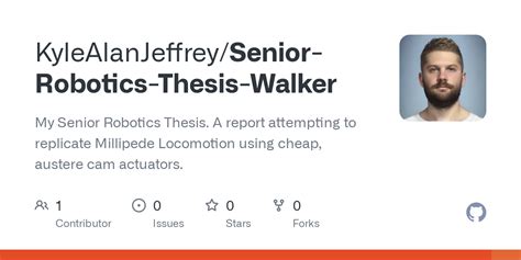 Github Kylealanjeffreysenior Robotics Thesis Walker My Senior