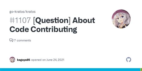 Question About Code Contributing Issue Go Kratos Kratos GitHub