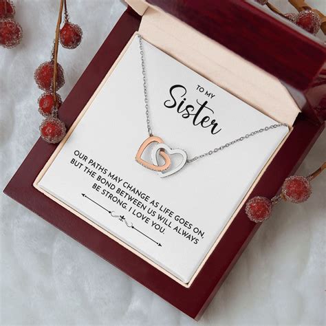 Christmas Necklace T To My Sister Au Edition Luxoz