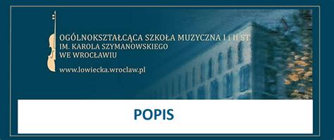 Popis klasy fortepianu Ogólnokształcąca Szkoła Muzyczna I i II stopnia im K Szymanowskiego