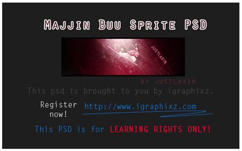 Majiin Buu Sprite PSD By JustLaxin On DeviantArt