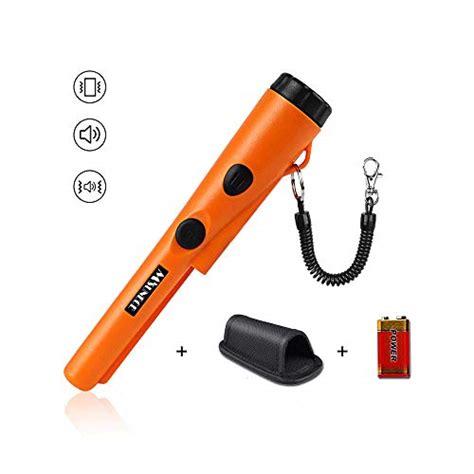 Mosunece Waterproof Metal Detector Pinpointers Include A 9v Battery 360 Degree Search Treasure