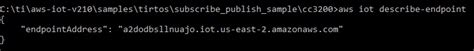 ccs cc3200 launchxl unable to connect to aws endpoint and ntp server