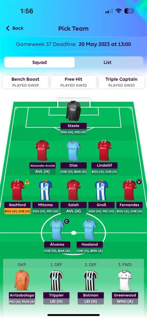 Fantasy Premier League Team Tips Gw37 Teams Part 2