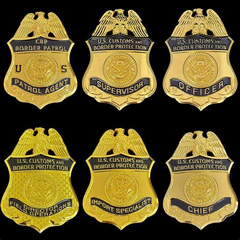 Us Cbp Badge Set Replica Movie Props Badgedepots