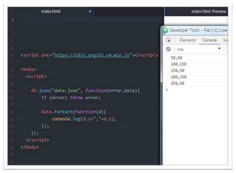 [d3 Js] Json 파일 읽는법 — Steemit