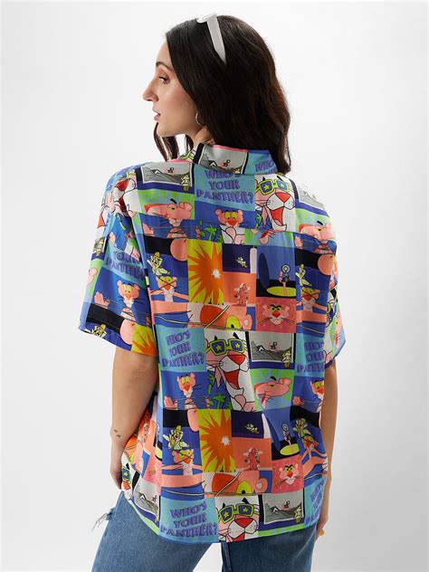 Buy Pink Panther Pattern Womens Hawaiian Shirt Online At The Souled