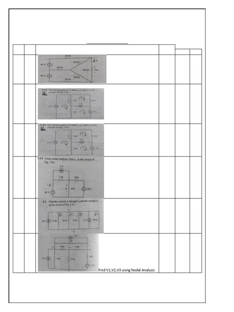 Circuit Analysis Slot Questions Pdf Analog Circuits Technology And Engineering
