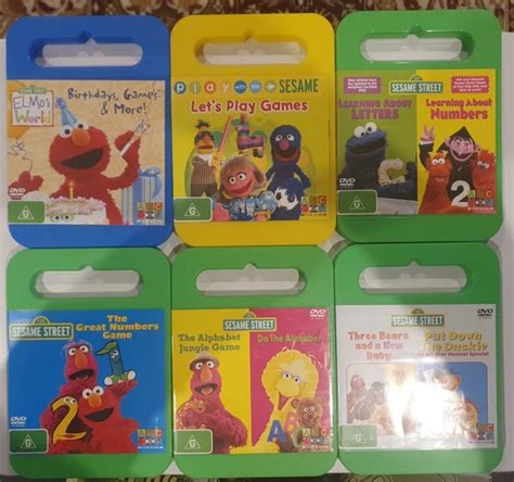 Sesame Street Play With Me Lets Games Put Down The Duckie 6 Dvd Tv