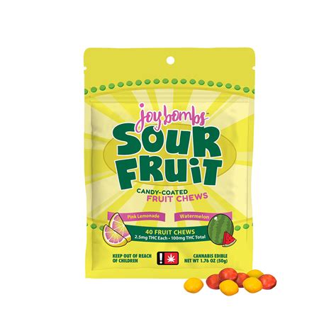 Joy Bombs Sour Fruit Candy Coated Fruit Chews Green Mart Beaverton