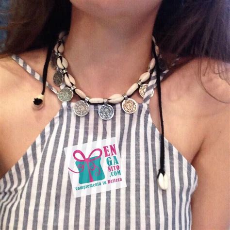 Collar De Conchitas De Monedas Tienda De Engañitos