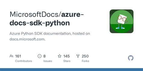 Issues · Microsoftdocsazure Docs Sdk Python · Github