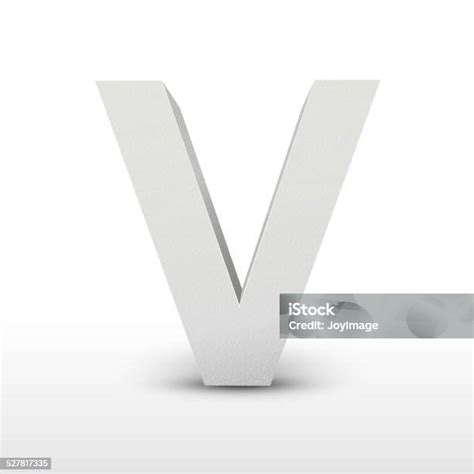 인명별 알파벳 V 흰색 바탕에 그림자와 3차원 형태에 대한 스톡 벡터 아트 및 기타 이미지 3차원 형태 개념 개념과 주제 Istock