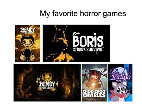 My Favorite Horror Games By Auraknight100 On Deviantart