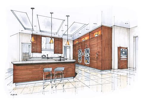 Recent Renderings Summer 2014 Interior Design Sketches Interior