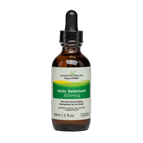 Good Health Naturally Ionic Selenium Liquid 59 Ml Heather And Rose Health Shop