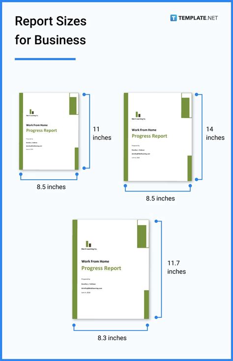 Report Size Dimension Inches Mm Cms Pixel