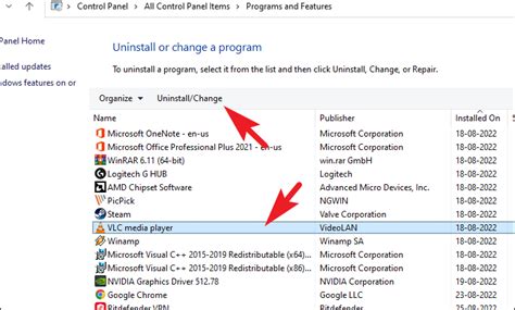 how to uninstall vlc media player